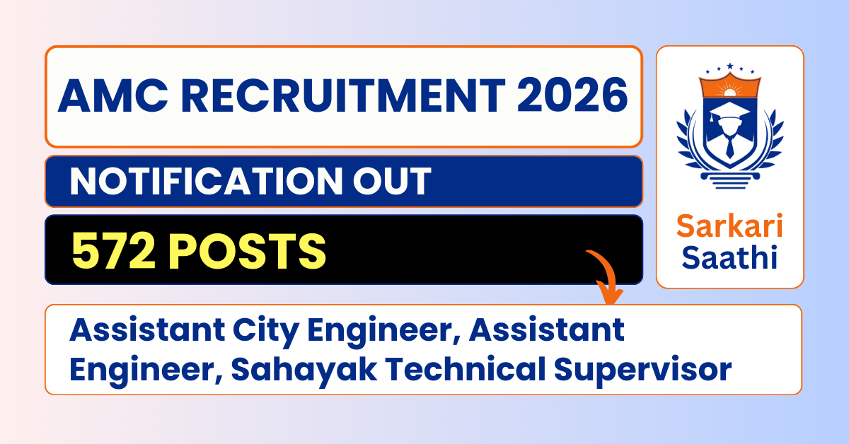 AMC Recruitment 2026: Apply Online, Vacancy Details, Eligibility ...